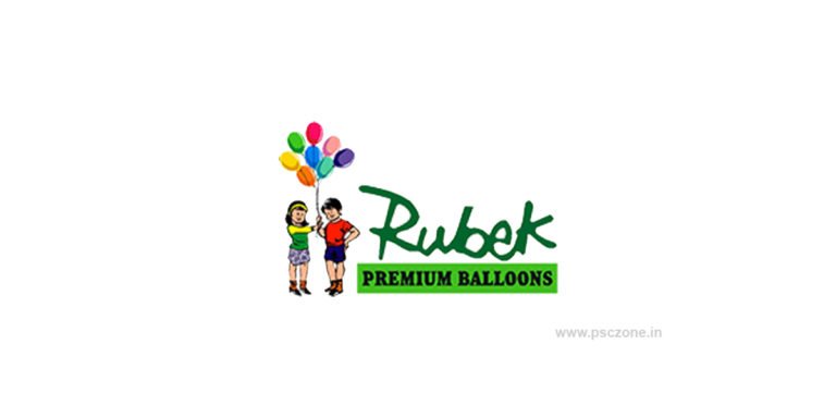 Rubek Balloons Pvt Ltd Notification 2019 – Psc Zone