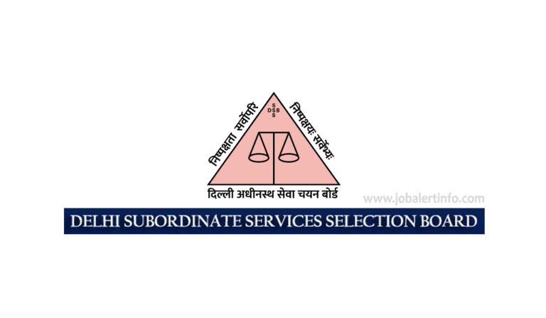 Delhi Subordinate Services Selection Board (DSSSB) Recruitment 2020